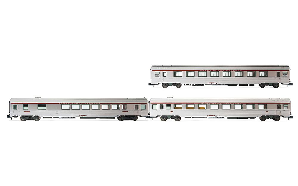 ARNOLD HN4440 N SNCF, Coffret de 3 voitures voyageurs TEE Cisalpin ...